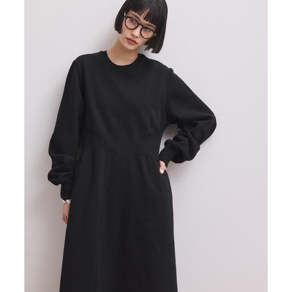 ZOZO問い合わせ番号:101965915ショップ:ADAM ET ROPE'，アダムエロペブランド:ADAM ET ROPE'，アダムエロペ商品名:【WEB限定】ウエストリブスウェットワンピースカテゴリ:ワンピース/ドレス>ワンピー...