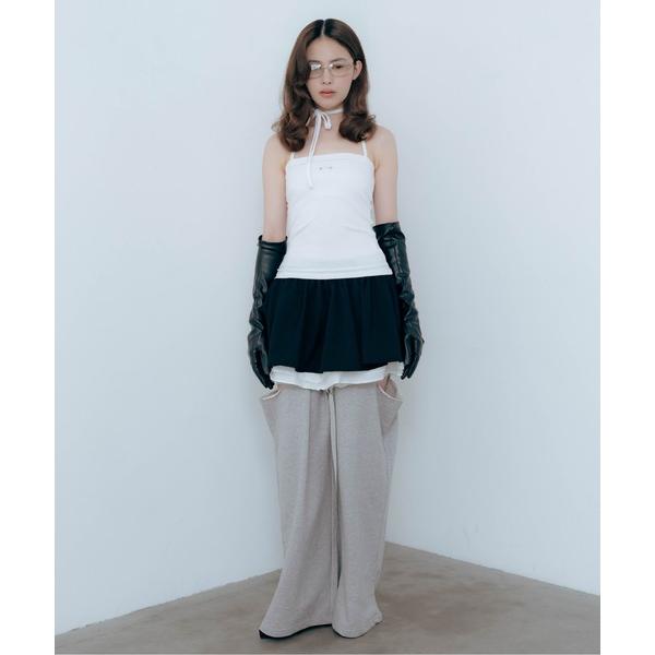 『タイムセール実施中』ZOZO問い合わせ番号:101965948ショップ:CASPER JOHN AIVER，キャスパージョン アイバーブランド:Carmelo，カーメロ商品名:Cutout Sweat Wide Pants / カットアウ...