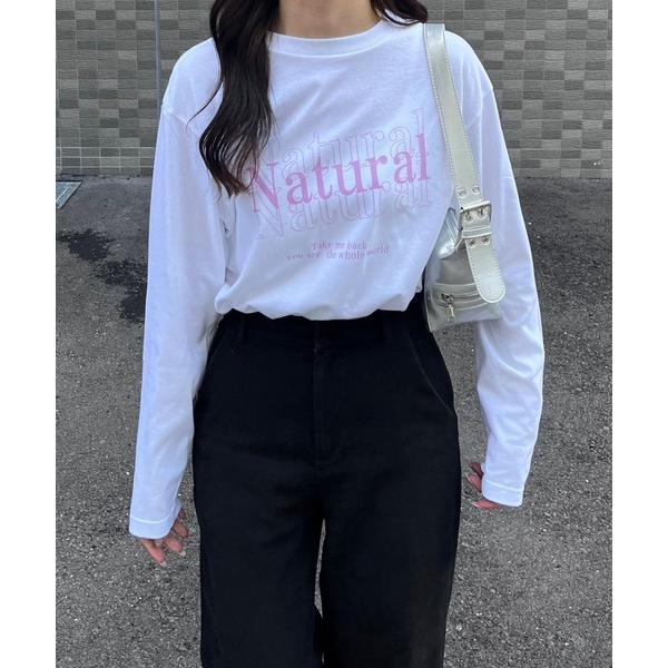 『タイムセール実施中』ZOZO問い合わせ番号:101966607ショップ:merrylatte，メリーラテブランド:etta，エタ商品名:ピンクデザインロンT／長袖Tシャツカテゴリ:トップス>Tシャツ/カットソーブランド品番:eiz-...