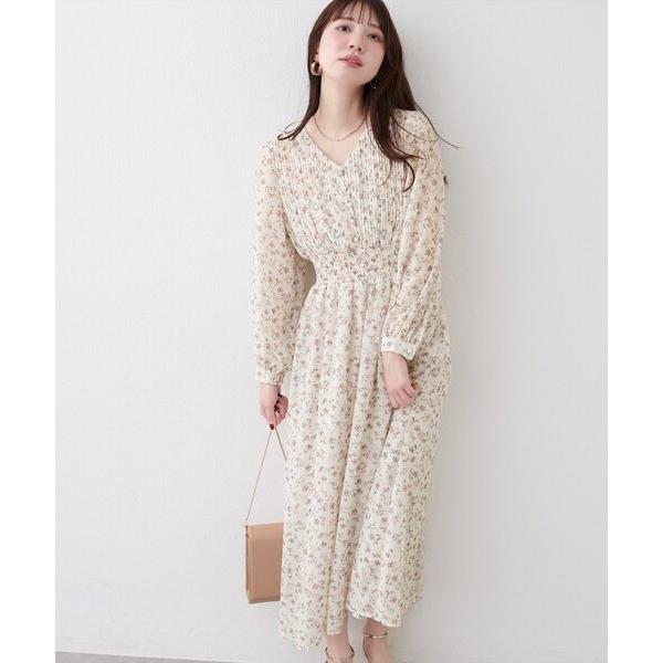 『タイムセール実施中』ZOZO問い合わせ番号:101966897ショップ:natural couture，ナチュラルクチュールブランド:natural couture，ナチュラルクチュール商品名:ピンタックプリーツお上品ワンピースカテゴリ:...