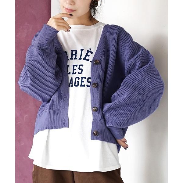 『セール実施中』参考価格：5，390円発売時期：2022年09月コンディション：C（やや使用感あり）使用感があり、やや気になる傷や汚れがあるアイテム袖・前身頃：毛玉、ほつれ参考商品名：ダンボールニット 畦編みショートカーディガン参考品番：3...