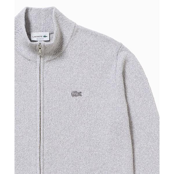 『タイムセール実施中』ZOZO問い合わせ番号:101998378ショップ:LACOSTE，ラコステブランド:LACOSTE，ラコステ商品名:ブークレー スタンドジップニットカーディガン / ドライバーズニットカテゴリ:トップス>カーデ...