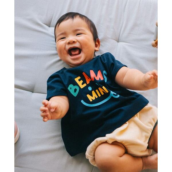 ZOZO問い合わせ番号:101998682ショップ:BEAMS HEART，ビームスハートブランド:BEAMS mini，ビームスミニ商品名:【WEB限定】ベビー スマイル Tシャツ 2026SS（70〜80cm）カテゴリ:トップス>...