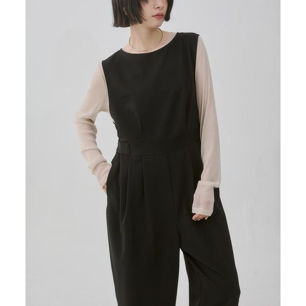 ZOZO問い合わせ番号:101998933ショップ:hunch，ハンチブランド:hunch，ハンチ商品名:ポリレーヨン オールインワンカテゴリ:オールインワン・サロペット>つなぎ/オールインワンブランド品番:WZN5222素材:ポリエ...