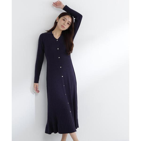 ZOZO問い合わせ番号:101999001ショップ:NATURAL BEAUTY BASIC，ナチュラルビューティーベーシックブランド:NATURAL BEAUTY BASIC，ナチュラルビューティーベーシック商品名:◇スキッパーリブニット...