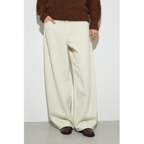 ZOZO問い合わせ番号:101999363ショップ:AZUL BY MOUSSY，アズールバイマウジーブランド:AZUL BY MOUSSY，アズールバイマウジー商品名:AZUL DENIM カラーワイドデニムカテゴリ:パンツ>デニム...