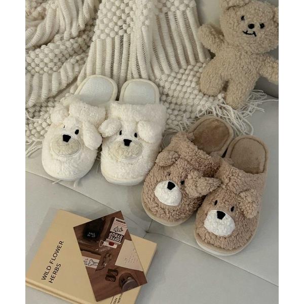 ZOZO問い合わせ番号:101999553ショップ:MANGROVE，マングローブブランド:Made in I，メイドインアイ，MANGROVE，マングローブ商品名:Moco Bear Slippersカテゴリ:インテリア>ルームシュ...