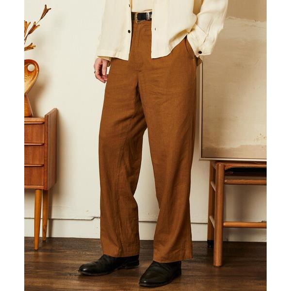 ZOZO問い合わせ番号:101999967ショップ:SCHOTT，ショットブランド:schott，ショット商品名:Schott/ショット/LINEN TROUSERS/リネン トラウザーカテゴリ:パンツ>スラックスブランド品番:782...