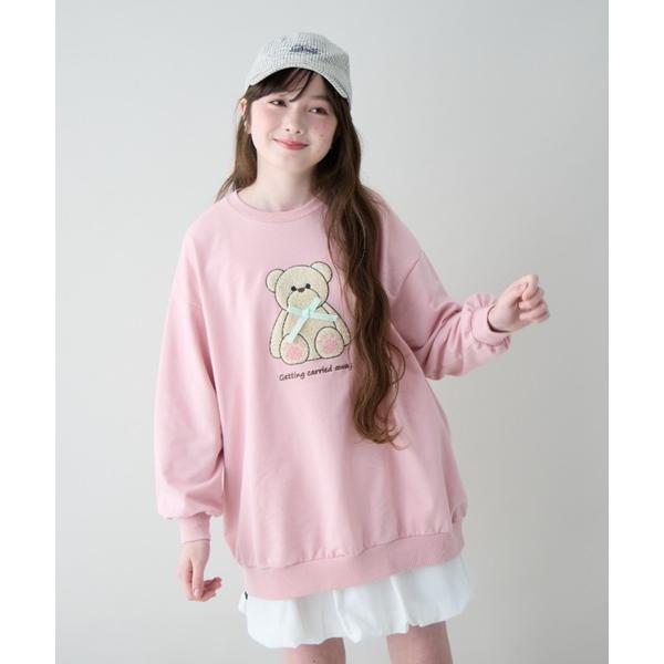 『タイムセール実施中』ZOZO問い合わせ番号:101999977ショップ:cross marche，クロスマルシェブランド:Amourire girl，アムリールガール，cross marche，クロスマルシェ商品名:くま相良刺しゅう スウ...