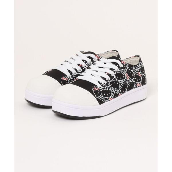 ZOZO問い合わせ番号:102000594ショップ:VIBGYOR，ヴィブジョーブランド:VIBGYOR，ヴィブジョー商品名:【Sanrio】HELLO KITTY総柄キャンバスワークスニーカー(MA)カテゴリ:シューズ>スニーカーブ...