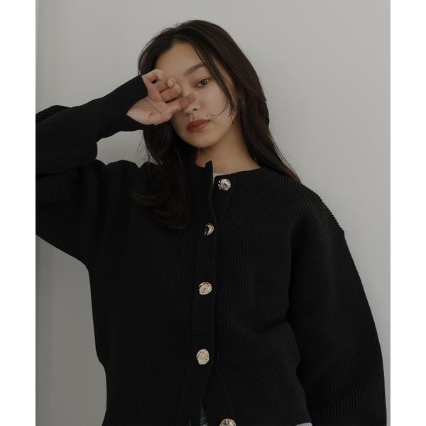 『タイムセール実施中』ZOZO問い合わせ番号:102000611ショップ:LIAN，リアンブランド:hellam，へラム商品名:ニュアンスメタルボタンニットカーディガンカテゴリ:トップス>カーディガン/ボレロブランド品番:241-32...