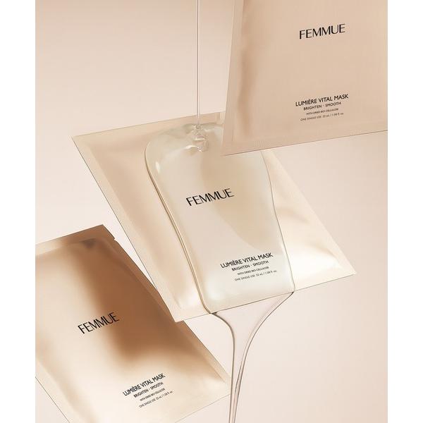※このアイテムは返品・交換対象外商品です。コスメ商品ZOZO問い合わせ番号:102000795ショップ:FEMMUE，ファミュブランド:FEMMUE，ファミュ商品名:ルミエール ヴァイタルマスク（クリア肌・キメ・角質ケア）32mL×6枚入カ...