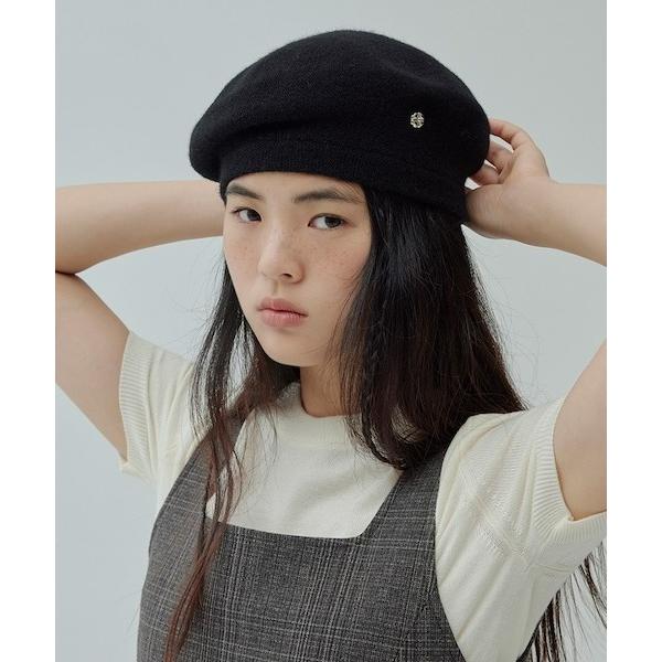 ZOZO問い合わせ番号:102001006ショップ:3rdSpring，サードスプリングブランド:COVERNAT，カバーナット商品名:CLOVER HEART WOOL BLEND BERETカテゴリ:帽子>ハンチング/ベレー帽ブラ...
