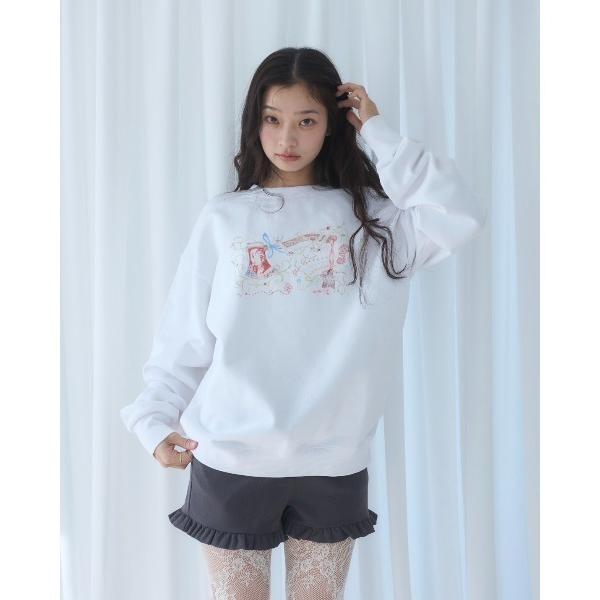 ZOZO問い合わせ番号:102001648ショップ:IF Div.，アイエフディビジョンブランド:Smyeon，スミョン商品名:Graphic crewneck sweat tops/グラフィックプリントクルーネックスウェットカテゴリ:トッ...