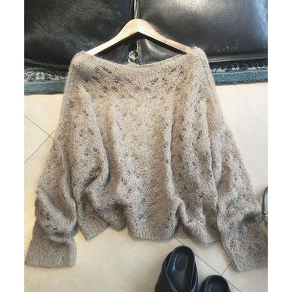 『セール実施中』参考価格：6，050円発売時期：2025年09月コンディション：A（使用感なし）数回使用した程度で使用感が感じられないアイテム参考商品名：モヘアカギ編みルーズシルエットニット参考品番：CAD2509021【商品に関する注意事...