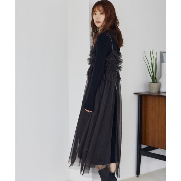 参考価格：12，100円発売時期：2024年08月コンディション：B（目立つ使用感なし）使用感が少ない、または気にならないアイテム脇：汚れ、毛玉参考商品名：チュールキャミSETニットワンピース  147141参考品番：147141【商品に関...