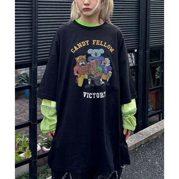 参考価格：6，930円発売時期：2025年03月コンディション：A（使用感なし）数回使用した程度で使用感が感じられないアイテム参考商品名：CANDY FELLOW BIG BIG Tシャツ参考品番：1254609【商品に関する注意事項】・こ...