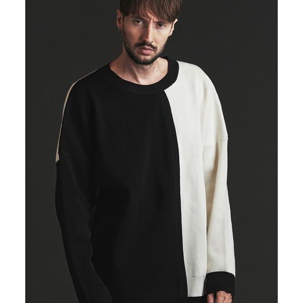 『セール実施中』参考価格：9，680円発売時期：2024年11月コンディション：A（使用感なし）数回使用した程度で使用感が感じられないアイテム参考商品名：【NO ID.】Fake Layered Knit Crew Neck Pullove...