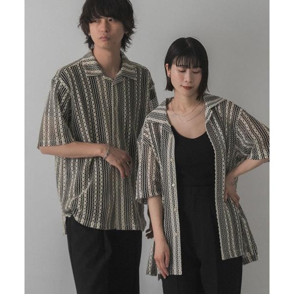 参考価格：3，990円発売時期：2024年04月コンディション：A（使用感なし）数回使用した程度で使用感が感じられないアイテム参考商品名：『ユニセックス』『洗濯可』アソートレースオープンカラーシャツ(5分袖)参考品番：AA45-13S110...