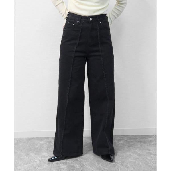 ZOZO問い合わせ番号:102035004ショップ:Auntie Rosa，アンティローザブランド:THE CELL.，ザセルドット商品名:ダメージデザインフリンジデニム　DAMAGE DESIGN FRINGE DENIMカテゴリ:パンツ...