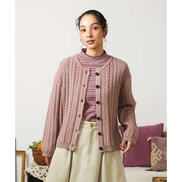 ZOZO問い合わせ番号:102035096ショップ:Jocomomola，ホコモモラブランド:Jocomomola，ホコモモラ商品名:Escalera 刺繍ニットカーディガンカテゴリ:トップス>カーディガン/ボレロブランド品番:GJS...