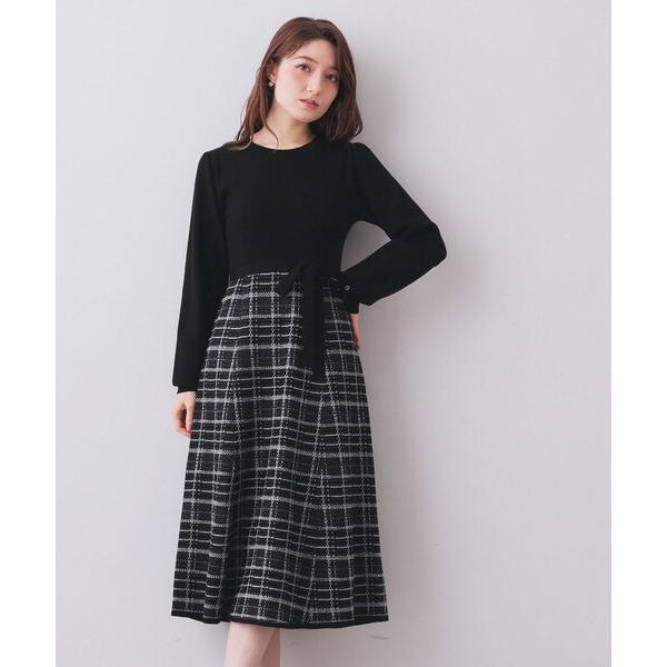 ZOZO問い合わせ番号:102035190ショップ:index，インデックスブランド:index，インデックス商品名:チェックラメジャカードニットワンピースカテゴリ:ワンピース/ドレス>ワンピースブランド品番:C58-55004-20...