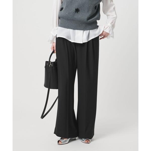 ZOZO問い合わせ番号:102035370ショップ:UNITED ARROWS，ユナイテッドアローズブランド:UNITED ARROWS，ユナイテッドアローズ商品名:P 2タック ワイドパンツ ‐ウォッシャブル‐カテゴリ:パンツ>スラ...