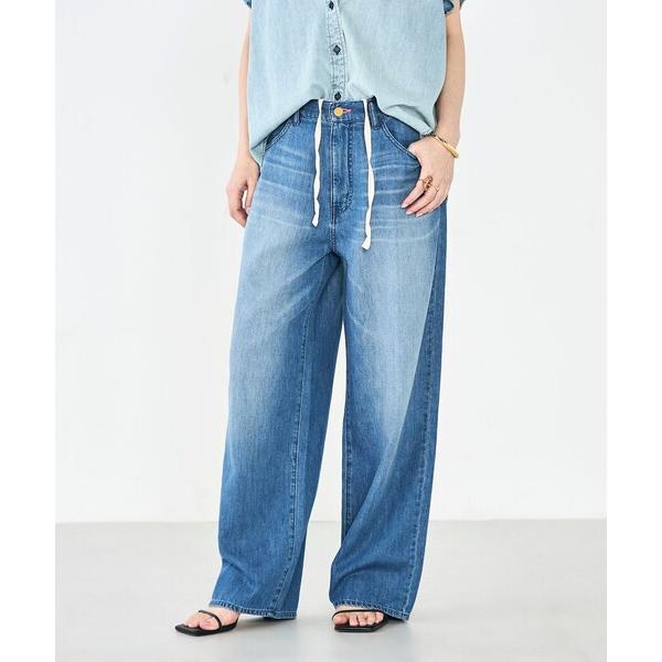 ZOZO問い合わせ番号:102036604ショップ:NOLLEY'S，ノーリーズブランド:Rie Miller，リエミラー，NOLLEY'S，ノーリーズ商品名:【RM denim】リネン混ひも付きリラックスパンツカテゴリ:パンツ>その...