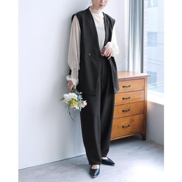 『タイムセール実施中』ZOZO問い合わせ番号:102036715ショップ:reca，レカブランド:reca，レカ商品名:ノーカラーベスト×カーブパンツ2点セットカテゴリ:フォーマルスーツ/小物>スーツセットブランド品番:bel-hr-...