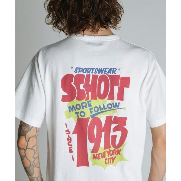 ZOZO問い合わせ番号:102036720ショップ:SCHOTT，ショットブランド:schott，ショット商品名:Schott/ショット/FLYER T-SHIRT/フライヤー Tシャツカテゴリ:トップス>Tシャツ/カットソーブランド...
