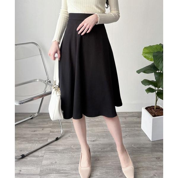 『タイムセール実施中』ZOZO問い合わせ番号:102037252ショップ:Amulet，アミュレットブランド:Amulet，アミュレット商品名:シンプルだけど美しく見せる優秀シルエット ひざ丈Aラインスカートカテゴリ:スカート>スカー...