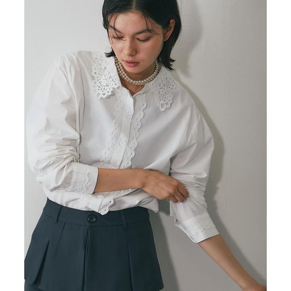 ZOZO問い合わせ番号:102037969ショップ:SMILE ORCHID，スマイルオーキッドブランド:SMILE ORCHID，スマイルオーキッド商品名:レース襟ブラウスカテゴリ:トップス>シャツ/ブラウスブランド品番:so1-6...
