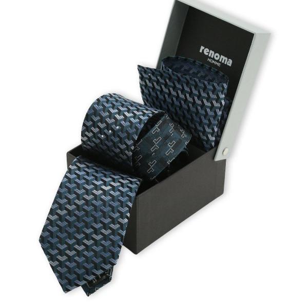 ZOZO問い合わせ番号:102038082ショップ:TAKA-Q，タカキューブランド:renoma HOMME，レノマオム，renoma，レノマ，TAKA-Q，タカキュー商品名:【2点セット ギフトケース入り】レノマオム シルク ラインスト...