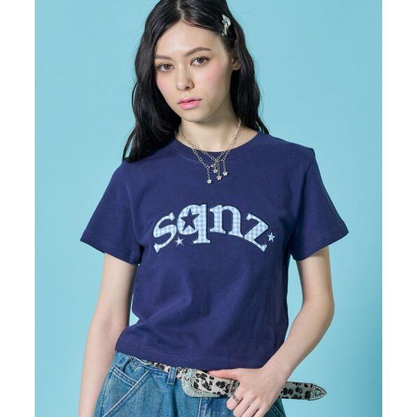 ZOZO問い合わせ番号:102038347ショップ:SEQUENZ，シークエンズブランド:SEQUENZ，シークエンズ商品名:※WEB限定 / ワッペン×チェック / スターロゴ半袖Tシャツ / sqnz star logo checker...