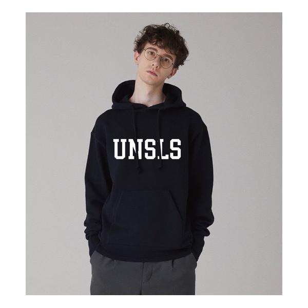 ZOZO問い合わせ番号:102038366ショップ:THE FRIDAY，ザフライデイブランド:UN-USELESS，アンユースレス商品名:【UN-USELESS】アンユースレス/ UNSLS LOGO HOODED SWKNITカテゴリ:...