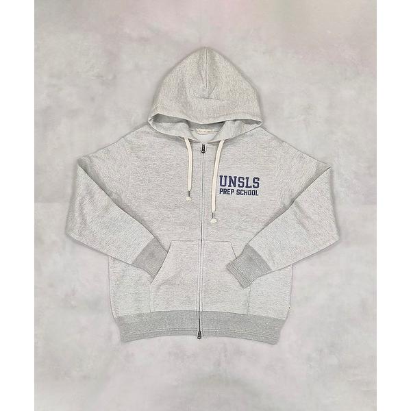 ZOZO問い合わせ番号:102038372ショップ:THE FRIDAY，ザフライデイブランド:UN-USELESS，アンユースレス商品名:【UN-USELESS】アンユースレス/ UNSLS PREP LOGO HOODED SWKNIT...