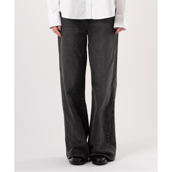 『セール実施中』ZOZO問い合わせ番号:102038635ショップ:Levi's，リーバイスブランド:Levi's，リーバイス商品名:Levi's/リーバイス RIBCAGE WIDE LEG ジーンズ ブラックカテゴリ:パンツ>デニ...