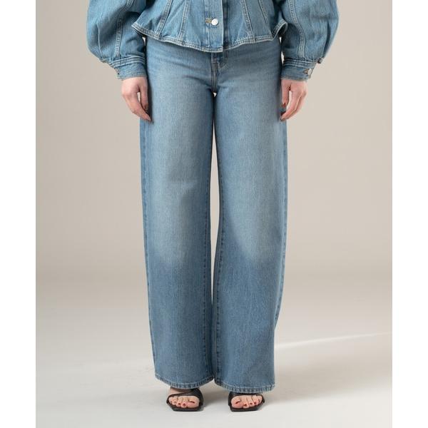 『タイムセール実施中』ZOZO問い合わせ番号:102038637ショップ:Levi's，リーバイスブランド:Levi's，リーバイス商品名:Levi's/リーバイス RIBCAGE WIDE LEG ジーンズ ミディアムインディゴカテゴリ:...