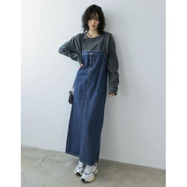 参考価格：5，499円発売時期：2024年02月コンディション：A（使用感なし）数回使用した程度で使用感が感じられないアイテム参考商品名：[2024SS COLLECTION][低身長/高身長サイズ有]デニムドロップデザインキャミワンピース...