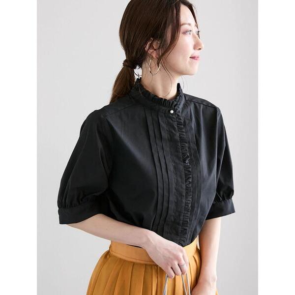 参考価格：6，930円発売時期：2024年06月コンディション：S（新品同様）タグ付きの未使用、または新品同様のアイテム付属品：スペアボタン・タグ参考商品名：パールアクセントフリルブラウス参考品番：2700293-24-12【商品に関する注...