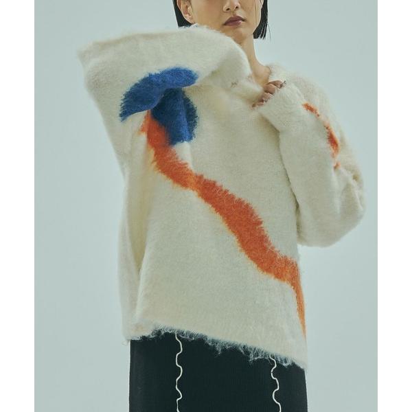 『タイムセール実施中』ZOZO問い合わせ番号:102072193ショップ:ROSE BUD，ローズバッドブランド:ROSE BUD，ローズバッド商品名:ART MOOD KNITカテゴリ:トップス>ニット/セーターブランド品番:213...