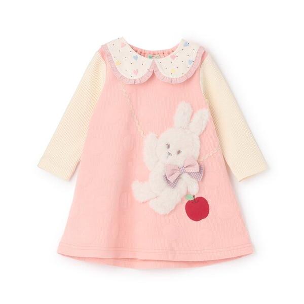 『セール実施中』ZOZO問い合わせ番号:102072253ショップ:sense of wonder，センスオブワンダーブランド:baby cheer，ベイビーチアー商品名:うさぎポシェットワンピースカテゴリ:ワンピース/ドレス>ワンピ...