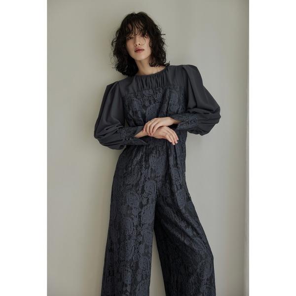 『セール実施中』参考価格：19，800円発売時期：2024年05月コンディション：A（使用感なし）数回使用した程度で使用感が感じられないアイテム参考商品名：ヴィンテージライクレースオールインワン パンツドレス パーティー 結婚式 同窓会 成...