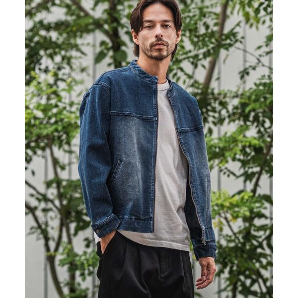 『タイムセール実施中』参考価格：17，600円発売時期：2025年07月コンディション：A（使用感なし）数回使用した程度で使用感が感じられないアイテム参考商品名：mj10946-ストレッチデニムシングルライダースジャケット参考品番：2540...