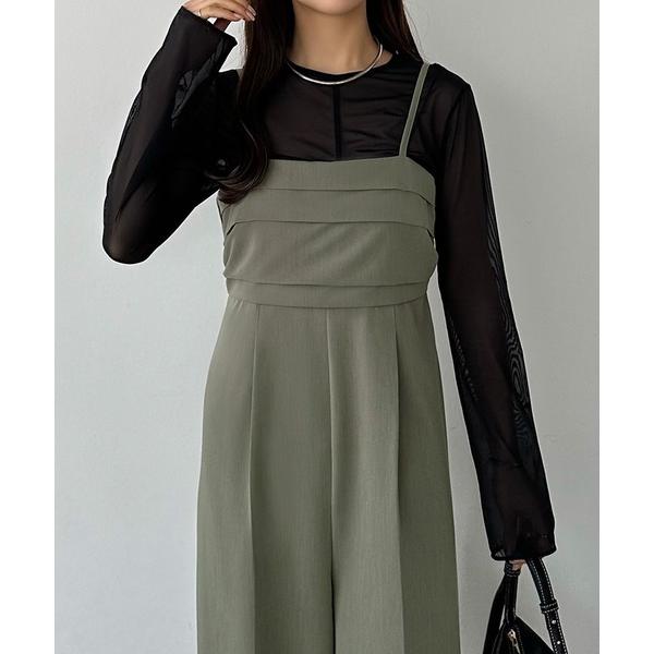 『タイムセール実施中』参考価格：7，759円発売時期：2024年02月コンディション：A（使用感なし）数回使用した程度で使用感が感じられないアイテム参考商品名：タックデザインワイドサロペット参考品番：frca034-283【商品に関する注意...