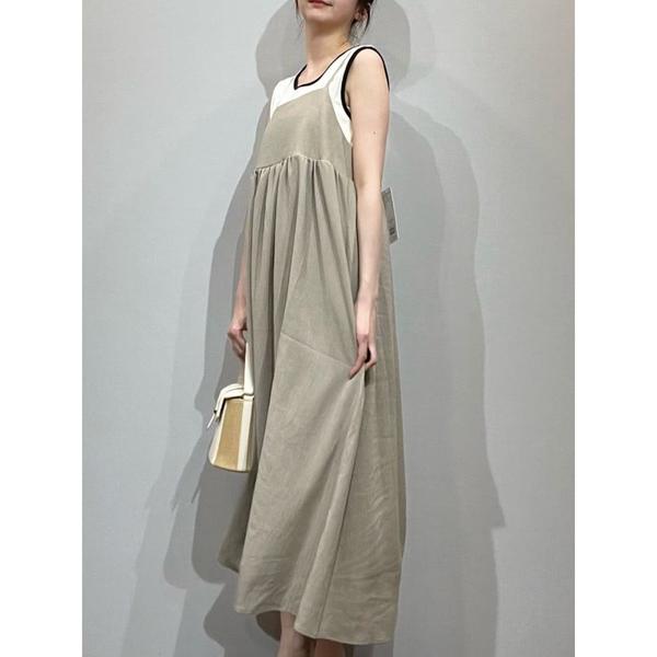 『セール実施中』参考価格：6，490円発売時期：2023年05月コンディション：B（目立つ使用感なし）使用感が少ない、または気にならないアイテム前身頃：汚れ全体的：毛玉参考商品名：ギャザーキャミワンピース参考品番：1107349-23-24...