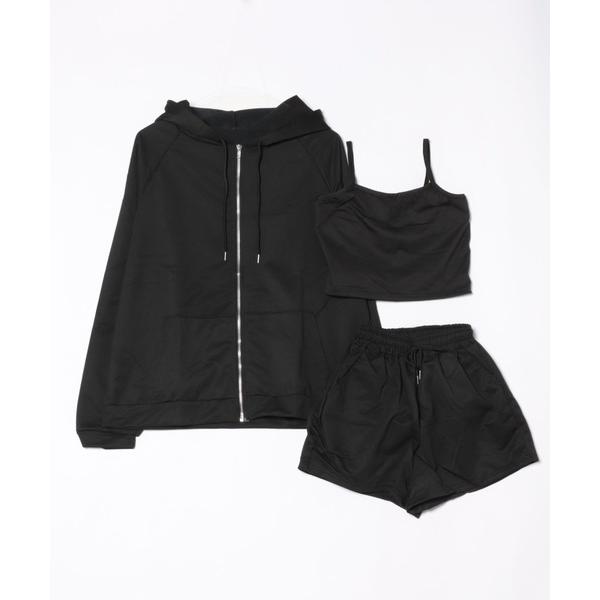 『タイムセール実施中』ZOZO問い合わせ番号:102106288ショップ:BAG IN THE DAY，バッグインザデイブランド:Bling Leads，ブリングリーズ商品名:【Blss】【Bling Leads】ミニ裏毛　ZIPパーカー　...