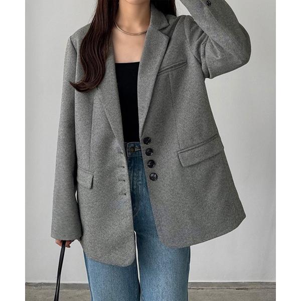 『セール実施中』参考価格：9，759円発売時期：2025年08月コンディション：A（使用感なし）数回使用した程度で使用感が感じられないアイテム参考商品名：ボタンデザインヘリンボーンテーラードジャケット参考品番：frca034-497【商品に...