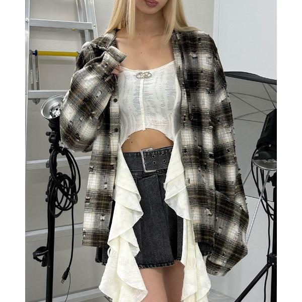 『セール実施中』参考価格：5，939円発売時期：2025年01月コンディション：B（目立つ使用感なし）使用感が少ない、または気にならないアイテム袖口：汚れ参考商品名：ダメージフードチェックシャツ参考品番：FG25SS-050【商品に関する注...