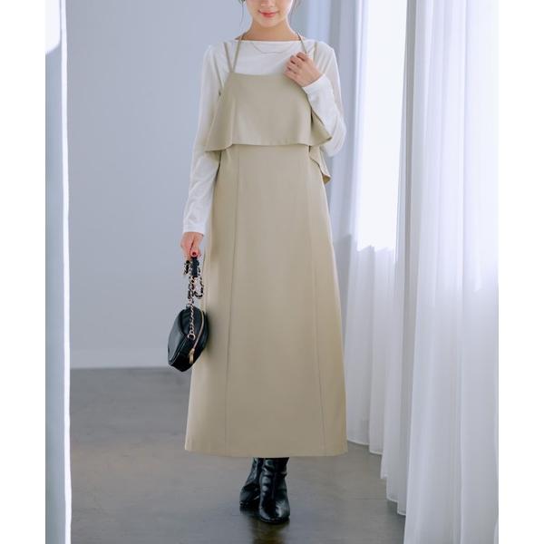 『セール実施中』参考価格：13，500円発売時期：2025年01月コンディション：A（使用感なし）数回使用した程度で使用感が感じられないアイテム参考商品名：バックリボンラッフルキャミワンピース 【低身長・小柄女性】参考品番：CHA0027【...